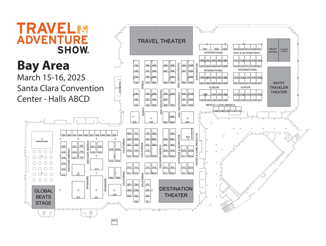 San Francisco Travel Show Exhibitor List | Tour SF - Travel Shows